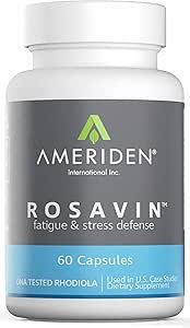 Amazon.com: Rosavin -Siberian Rhodiola rosea 60 V-capsules 100mg ...