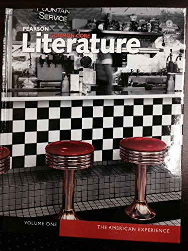 Pearson Common Core Literature the American Experience Volume 1 and 2 ...