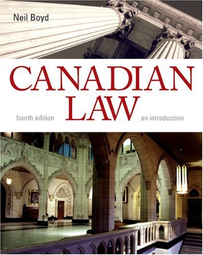Canadian Law: An Introduction: 9780176407162: Books - Amazon.ca