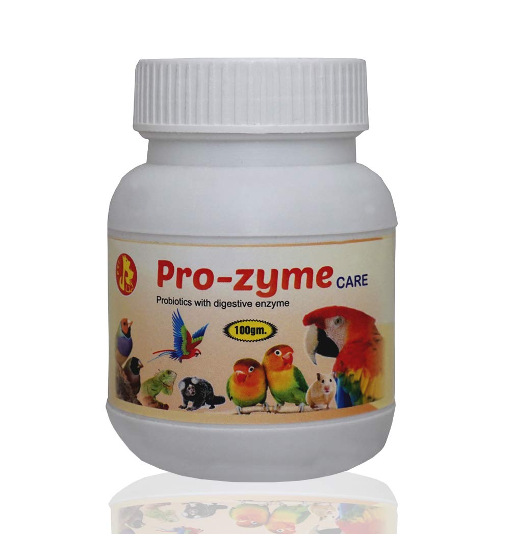 Pet Care International (PCI) Pro-Zyme Care Probiotics with Digestive Enzymes for Healthy Bird ...