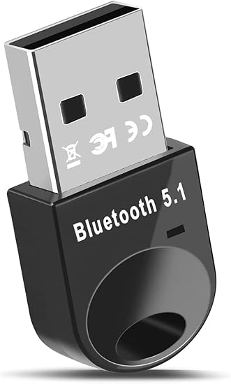 Amazon.com: Bluetooth Adapter for PC 5.1,Bluetooth Dongle Adapter for ...