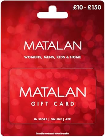 Matalan Gift Card £25 - UK Redemption - Delivered by post : Amazon.co ...