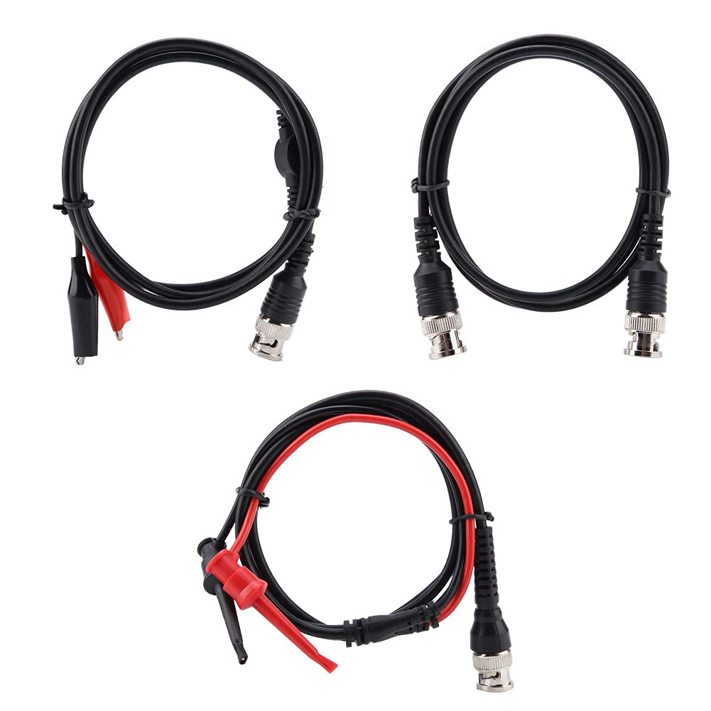 500V/5A BNC Test Leads, P1260 Coaxial Cable BNC to BNC Crocodile Chip ...