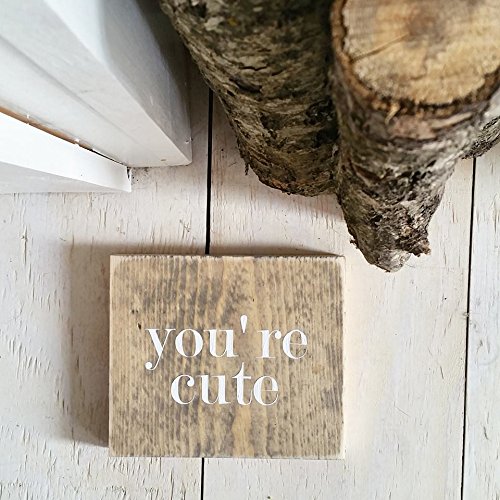 Amazon.com: Rustic Decor | Woodland Nursery Signs | Word Decor | Mini ...