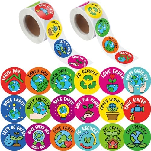 Amazon.com : Environmental Protection Stickers, 100PCS Earth Day ...