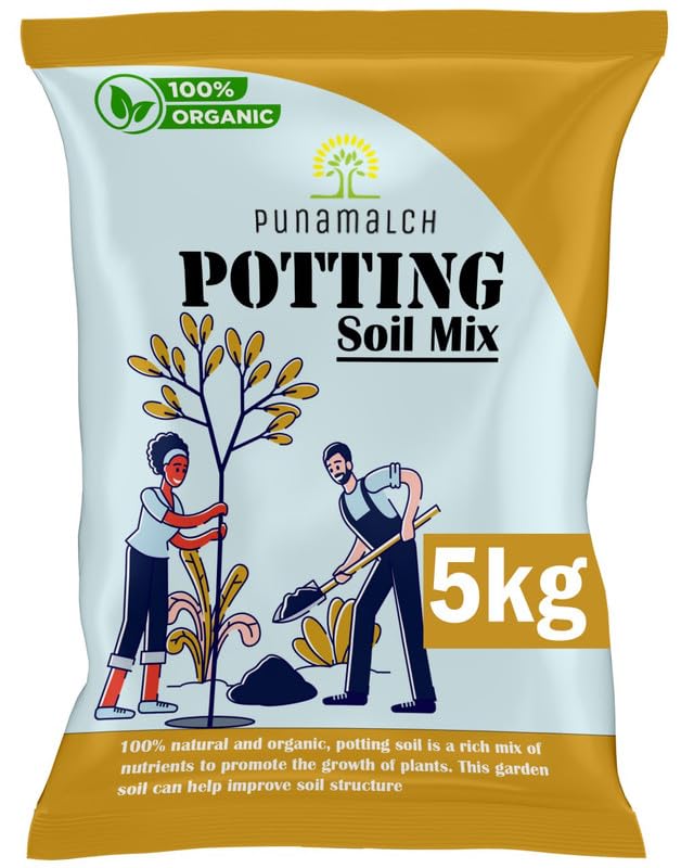 EARTHPOWER Potting Garden Soil Mix for Plants 1kg | Enriched Organic ...