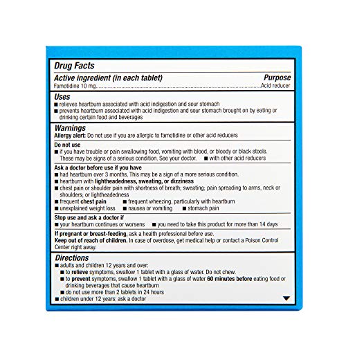 Rite Aid Acid Reducer, Original Strength Famotidine Tablets, - Want It All