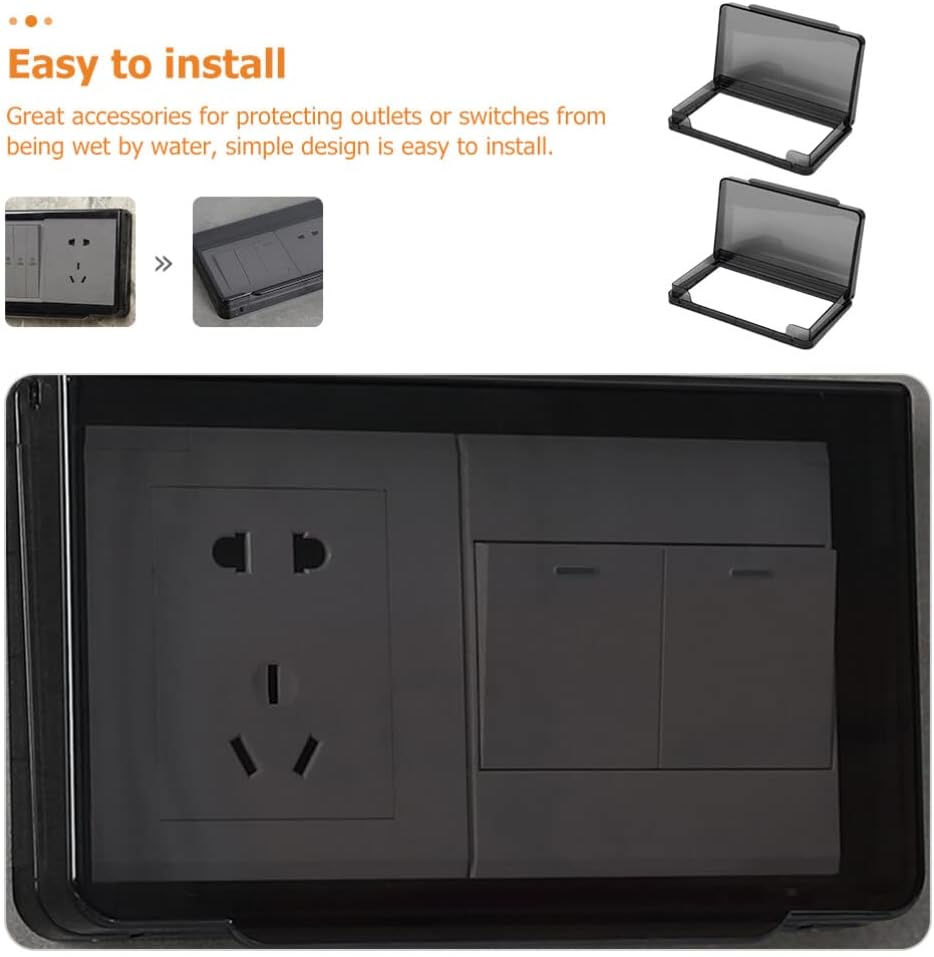 Protector de receptáculo para toma de corriente, tapa resistente a la ...