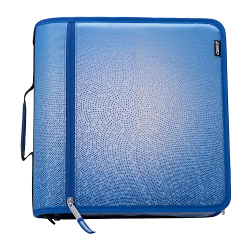 Snapklik.com : Case-it Mighty Zip Tab Zipper Binder, 3 O-Ring