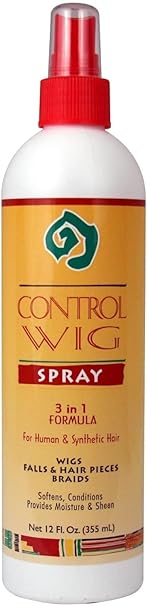 Amazon.com: Control Wig Spray 3 In 1 Formula 12Oz : Beauty & Personal Care