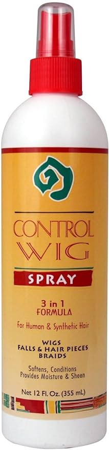 Amazon.com: Control Wig Spray 3 In 1 Formula 12Oz : Beauty & Personal Care