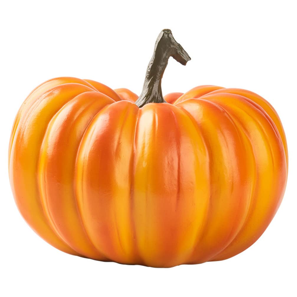 Amazon.com: FOMIYES Fake Pumpkin Resin Pumpkin, Halloween Resin ...