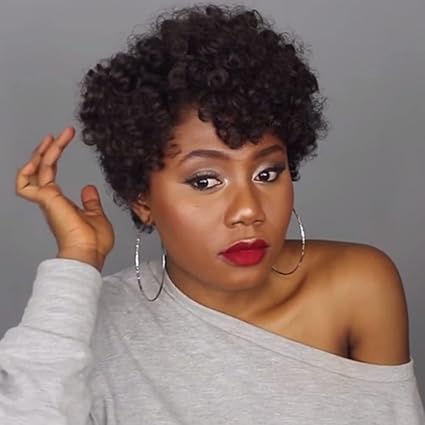 Amazon.com : MIMAN 3 Packs 20 Inch Short Curly Crochet Hair for Black ...