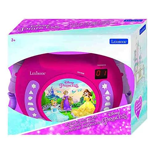Lexibook Disney Princess Rapunzel CD player for kids with 2 toy ...