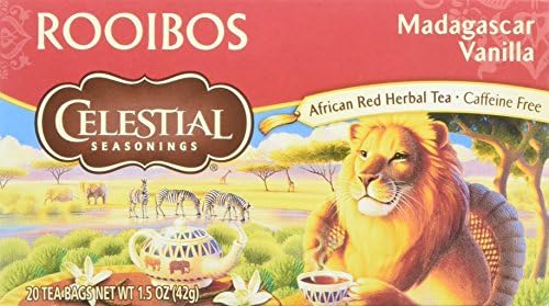 Amazon.com : Celestial Seasonings Madagascar Vanilla Rooibos African ...