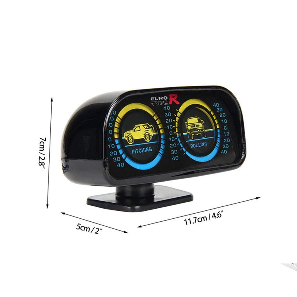 Car Inclinometer Mount Off Road Inclinometer Gauge With Lamp Vehicle ...