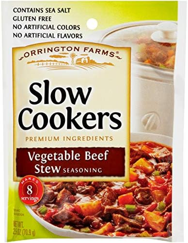 Amazon.com: McCormick Slow Cooker Hearty Beef Stew Seasoning Mix, 1.5 ...