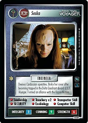 STAR TREK CCG 1E VOYAGER SESKA 113R at Amazon's Entertainment ...