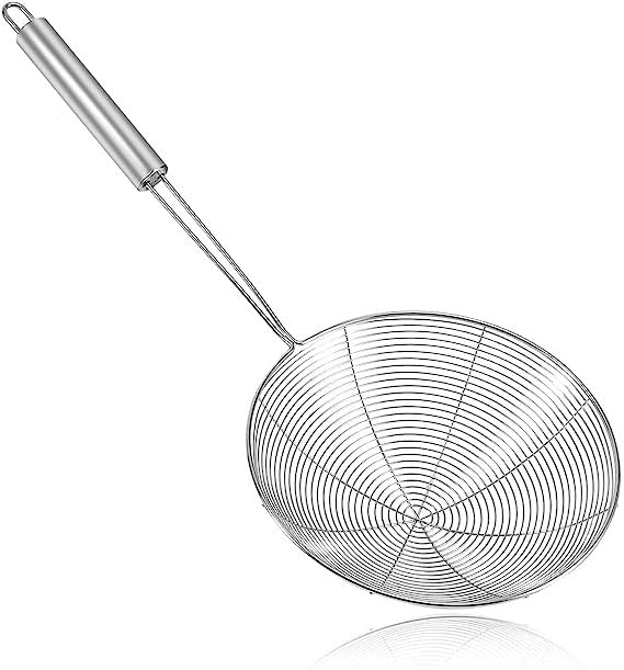 BigPlayer Stainless Steel Spider Strainer Skimmer - 16 cm Deep Fryer ...