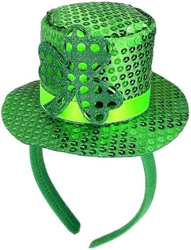 lycycse St Patricks Day Headband Clover Shamrock Headbands Irish Green ...