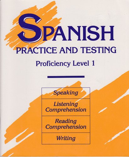 Amazon.com: Spanish Practice and Testing: Proficiency Level 1 (Spanish ...