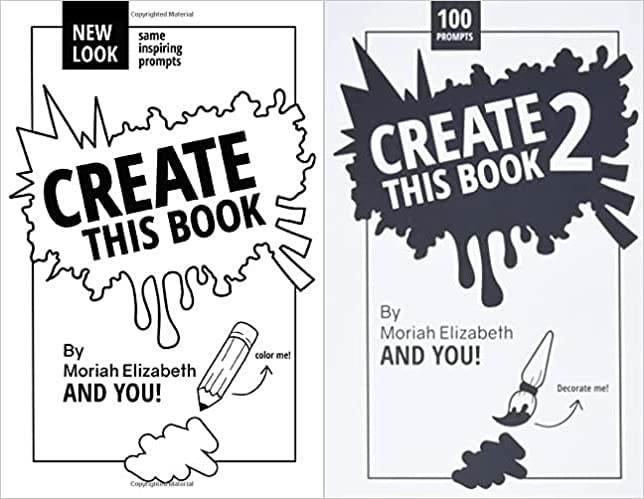 Create This Book two book sets -Volume 1 & 2 By Moriah Elizabeth ...