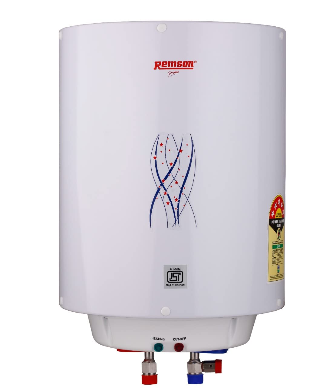 Buy Remson Prime 25 Litre -CSS 2K Vertical Storage Water Heater, 5 Star ...