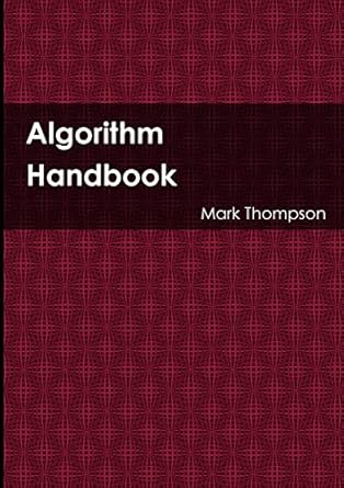 Algorithm Handbook: Thompson, Mark: 9780244999957: Amazon.com: Books