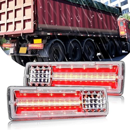 Ourbest Truck Rear Light, Trailer Stop Tail Light with Reverse Turn ...