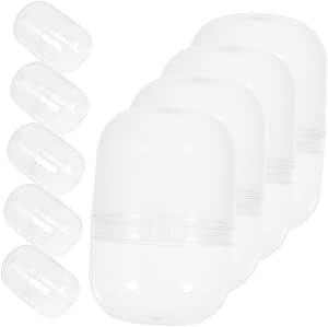 Amazon.co.jp: TOGEVAL 50 Pcs Gacha Ball Storage Container Playset Toy ...