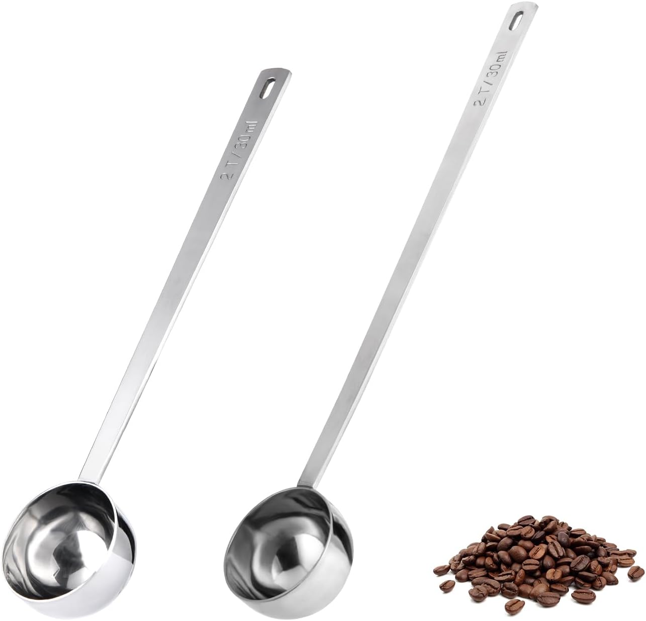 Amazon.com: U-Taste Coffee Scoop 1 Tablespoon: 8+10in Long Handle, 18/8 ...
