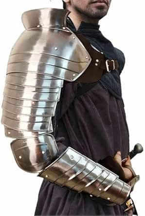 Amazon.com: UMAMA Medieval Steel Single Pauldron Spartacus Cosplay ...