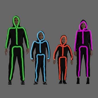 Amazon.com: HSCTEK Light-up Stick Figure Costume : Toys & Games