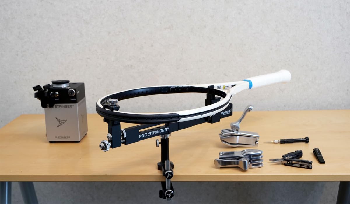 Amazon | 【初めてでも大丈夫 2024年3月新バージョン】プロストリンガー（Pro Stringer）Platinum 3.0 テニス ...