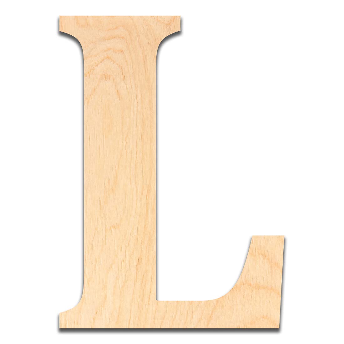 Amazon.com: 6 Inch Wooden Letter L, 1/4 inch Thick - This 6 inch Wood ...