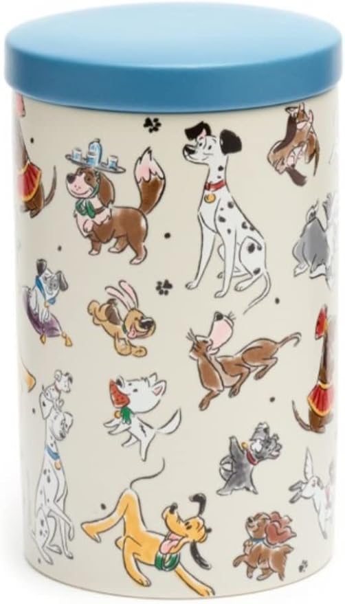 Disney Store Dogs Storage Jar Cannister (Pluto, Dalmatians, Lady, Tramp ...