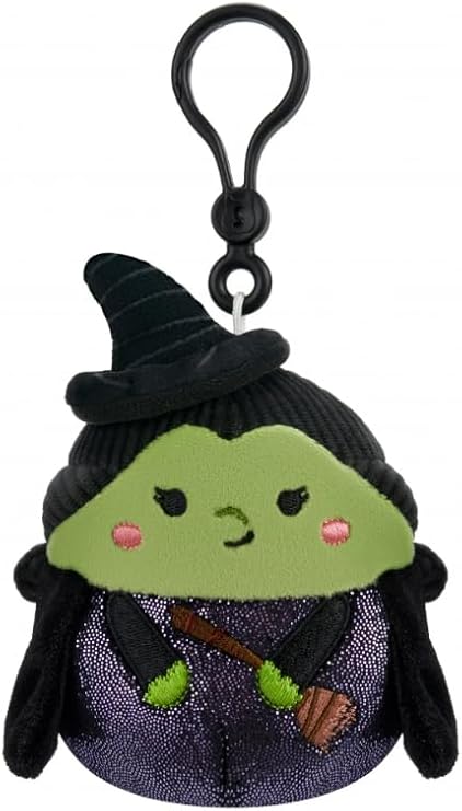 Amazon.com: Squishmallows Wicked Elphaba The Wicked Witch 3.5 Inch Clip ...