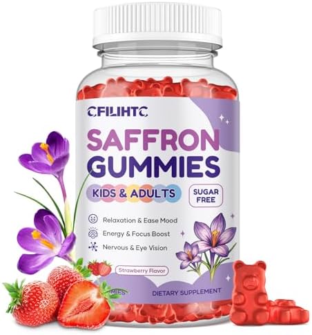 Amazon.com: Saffron Gummies for Kids & Adults, 20-in-1 Saffron ...