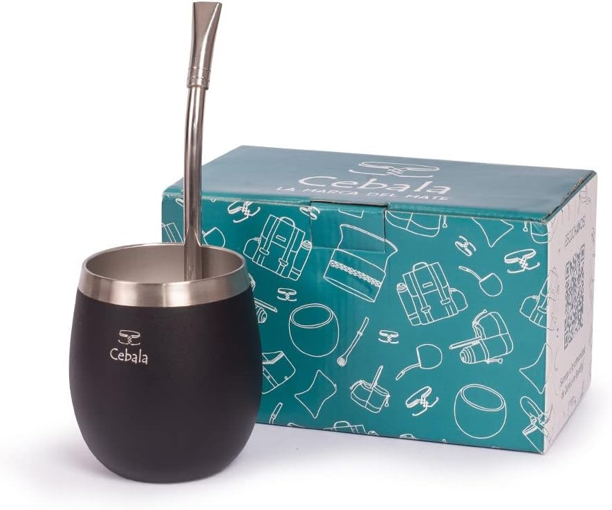 Amazon.com | Yerba Mate Natural Gourd/Tea Cup Set - Premium Mate Cup ...