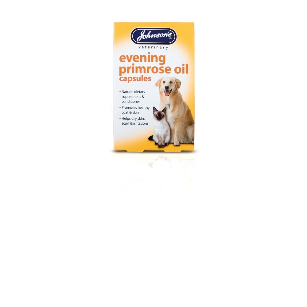 Johnsons Vet Evening Dog and Cat Prim Oil Capsules, Pack of 60 : Amazon ...
