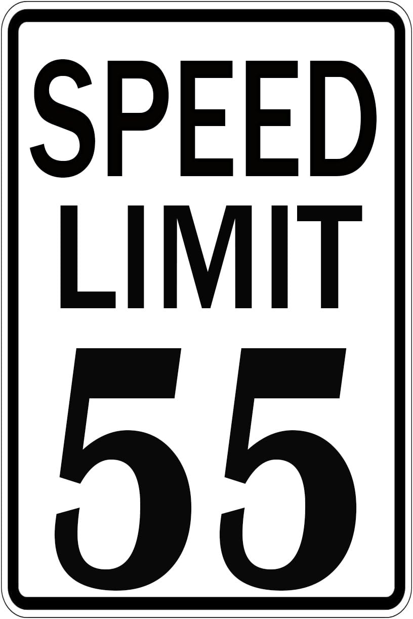 Amazon.com: Speed Limit 55 Signs Speed Limit Sign 55th Birthday Gift ...