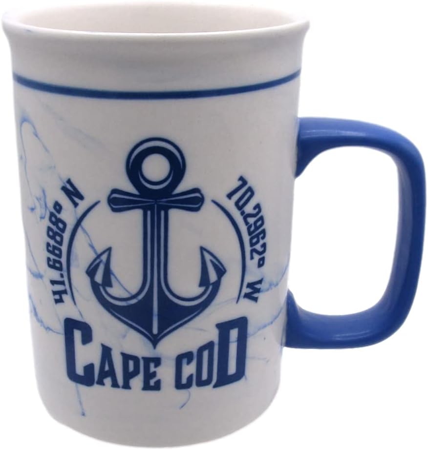 Amazon.com | Cape Cod Marble Look Stoneware (Mug - Anchor and Cape Cod ...