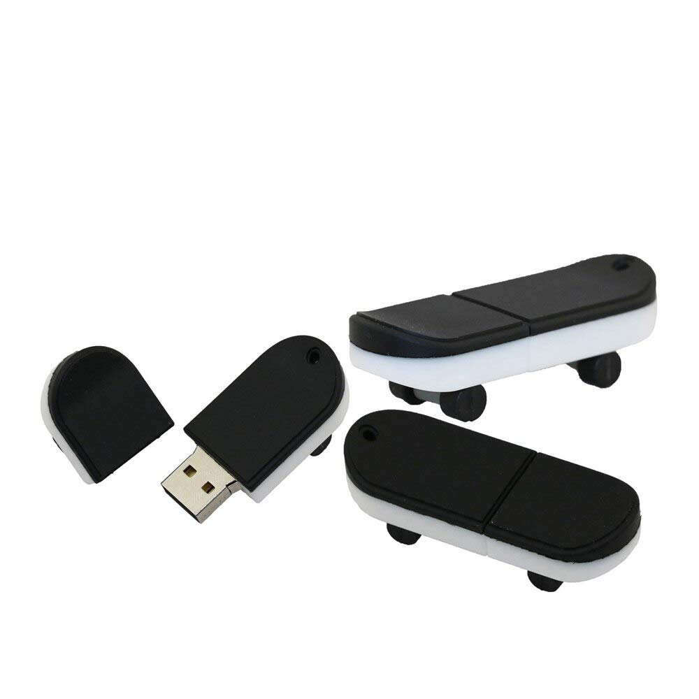 Temtacin 4GB Skateboard Model USB 2.0 Flash Memory Drive Bulk Thumb U ...
