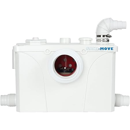 Silent Venus Toilet Pump (White) - Pump for Upflush Toilets - Basement ...