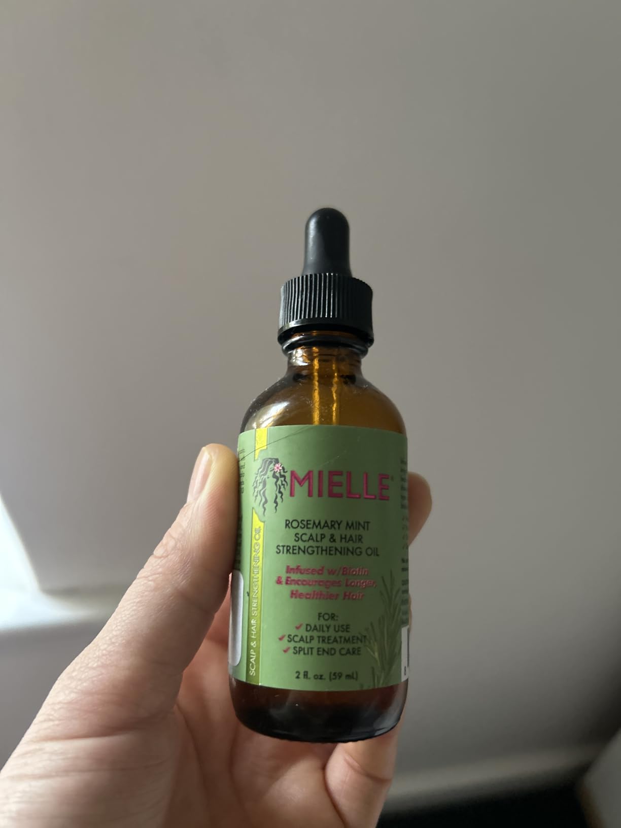 Mielle Rosemary Mint Scalp and Hair Strengthening Oil 59 ml : Amazon ...