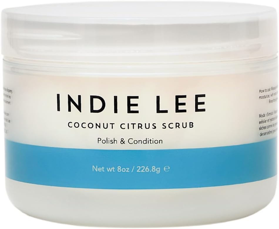 Amazon.com: Indie Lee Citrus & Coconut Body Scrub - Hydrating Body ...
