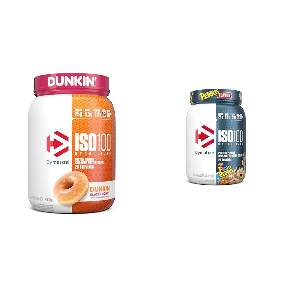 Amazon.com: Dymatize ISO100 Hydrolyzed Protein Powder, 100% Whey ...