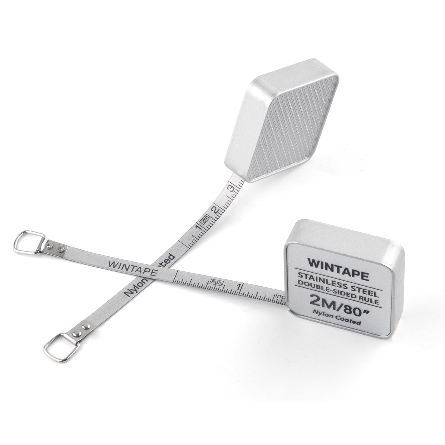 WINTAPE Powerlock Tape Measure (2 m with Key Ring, Automatic Tape ...