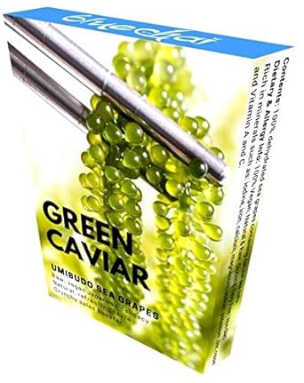 Amazon.com : Japanese Sea Grapes - The Original Umibudo Green Caviar ...