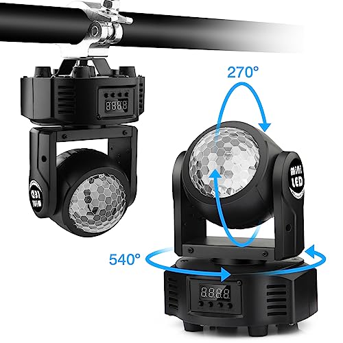 Snapklik.com : LED Moving Head Light - 40W RGBW Mini DJ Moving Head ...